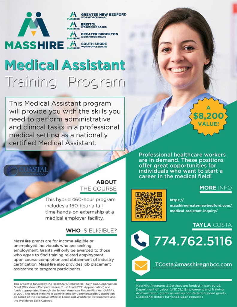 Become a Medical Assistant! - MassHire Greater New Bedford Workforce ...